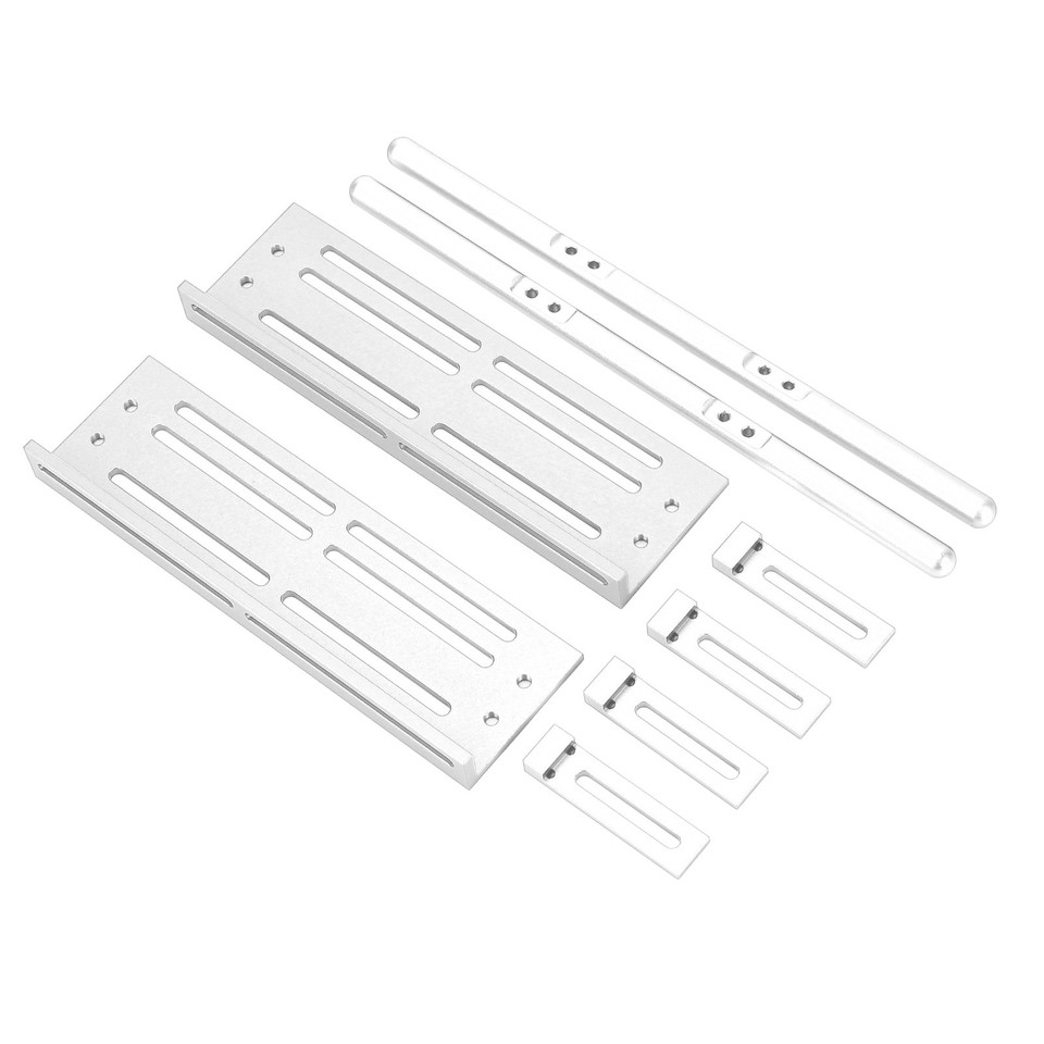 Silver RC Car Pedals Adjustable Running Board Side Anti Collision ...