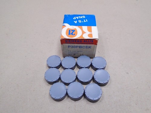 11 Lot NEW Siemens-Allis P30PBCEK Pushbutton Cap Gray Extended | eBay