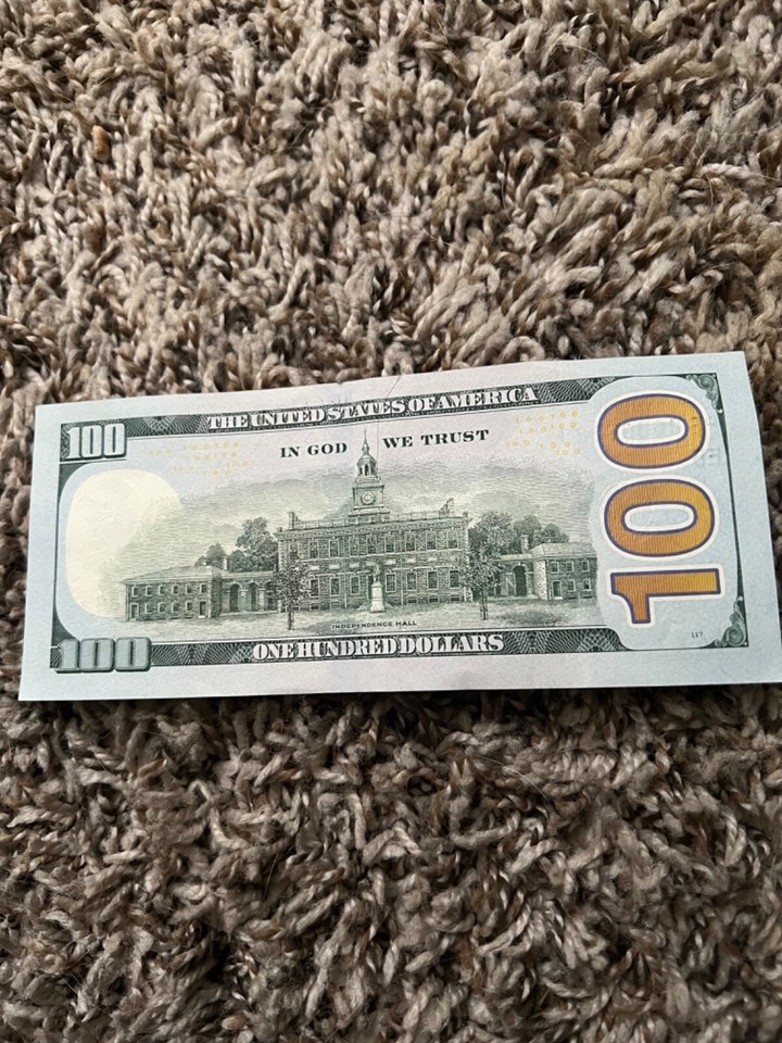 100 dollar bill star note fancy serial number 2017a | eBay