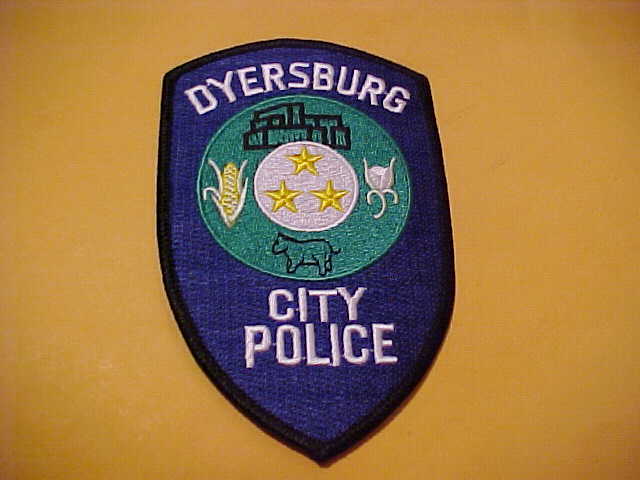 DYERSBURG TENNESSEE POLICE PATCH SHOULDER SIZE NEW | eBay