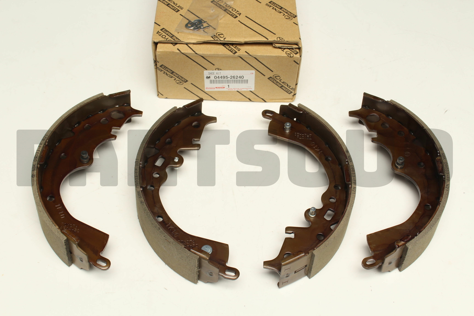 0449526240 Genuine Toyota SHOE KIT, REAR BRAKE 04495-26240 | eBay