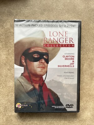 Lone Ranger Collection BRAND NEW SEALED 17 Episodes 2 DVDs Digitally Re ...