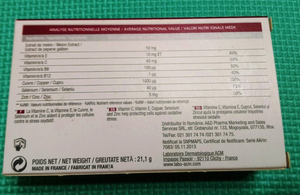 ACM LABORATOIRE VITIX ANTIOXIDANT REPIGMENTATION VITILIGO SKIN 30 ...