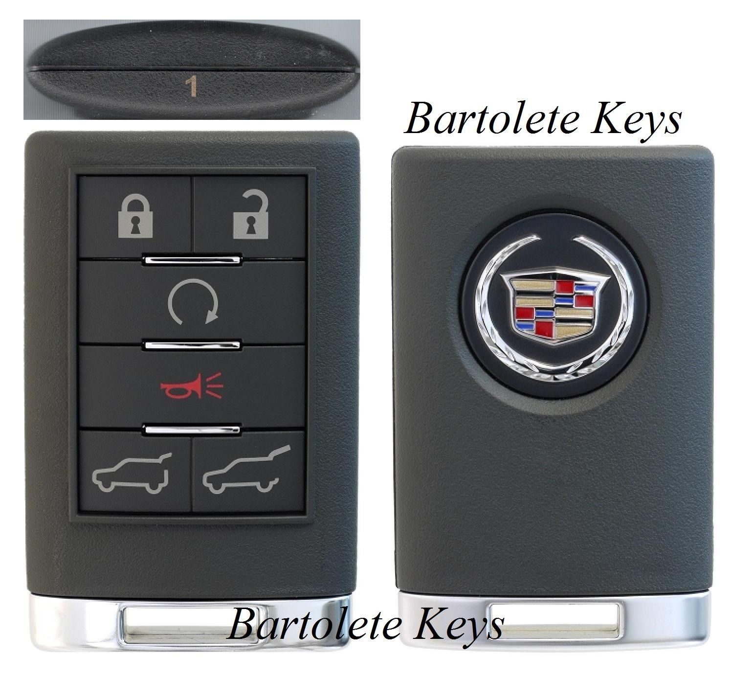 OEM Keyless Entry Remote Car Key Fob Fits 2011 2012 2013 2014 Cadillac ...