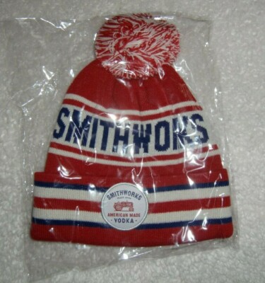 Smithworks American Made Vodka Knit Beanie Hat Blake Shelton NEW Red ...