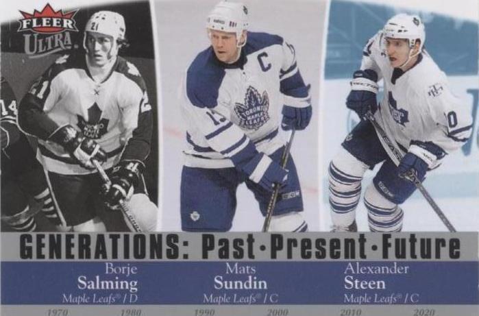 2007-08 Fleer Ultra - Generations: Past Present Future Mats Sundin ...