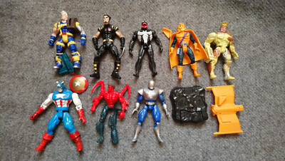 Marvel Action figures . Lot of classic , vintage figures ( 1984-2012 ...