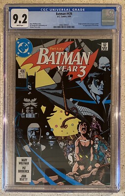 BATMAN #436 (1989) CGC 9.2 NM- 1st appearance of Tim Drake—George Pérez ...