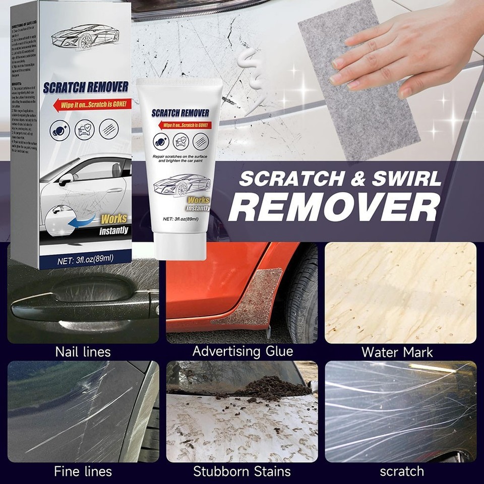 For NANO Sparkle Cloth and Car Scratch Repair Paste Set for Easy ...