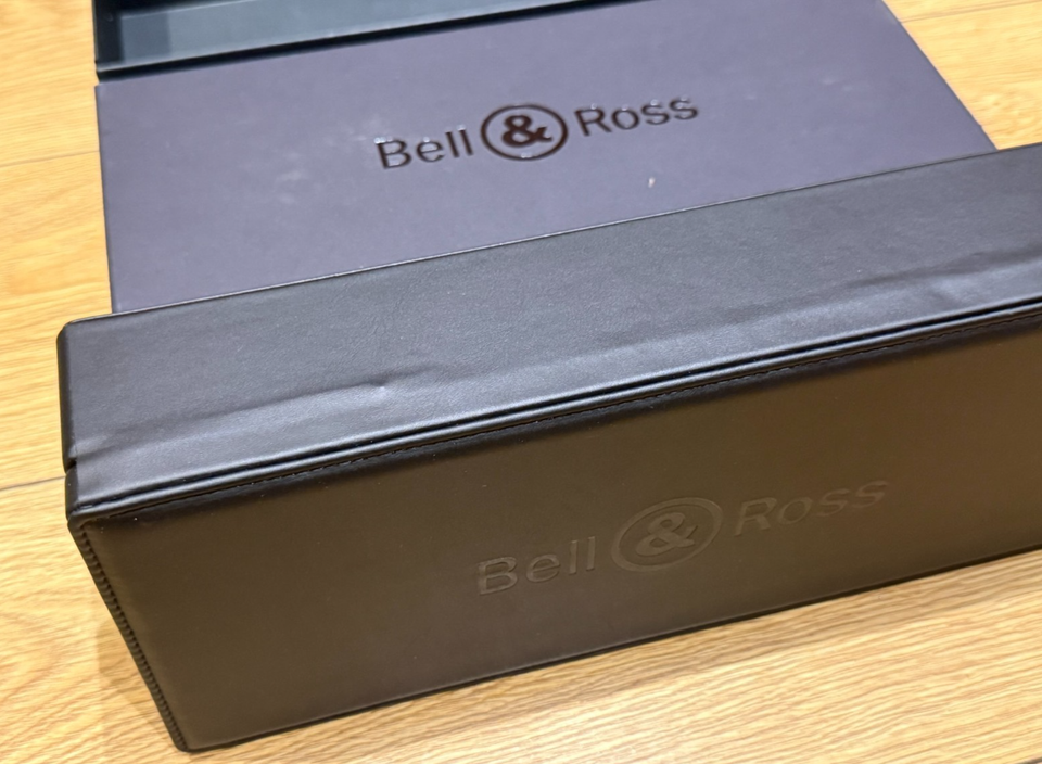 Genuine Original Bell & Ross Black Watch Presentation Box Case Complete ...