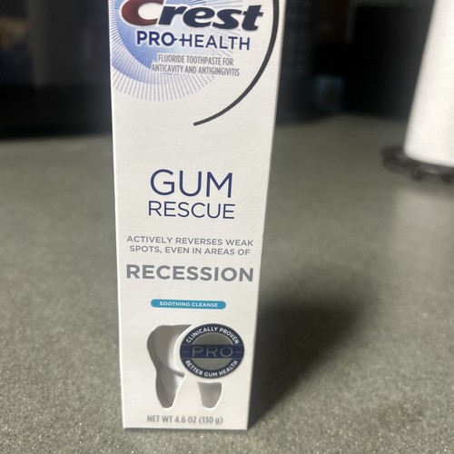 Crest Pro-Health Gum Rescue Soothing Cleanse Toothpaste 4.6oz Exp 7/ ...