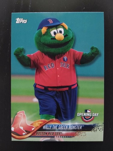 2018 Topps Opening Day #M-2 WALLY THE GREEN MONSTER Boston Red Sox ...