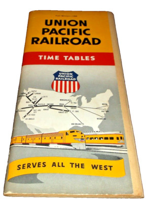 FALL WINTER 1958 UNION PACIFIC SYSTEM PUBLIC TIMETABLES | eBay