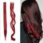 10 peices Highlight Clip In Colored Hair Extension Color Strip Straight ...