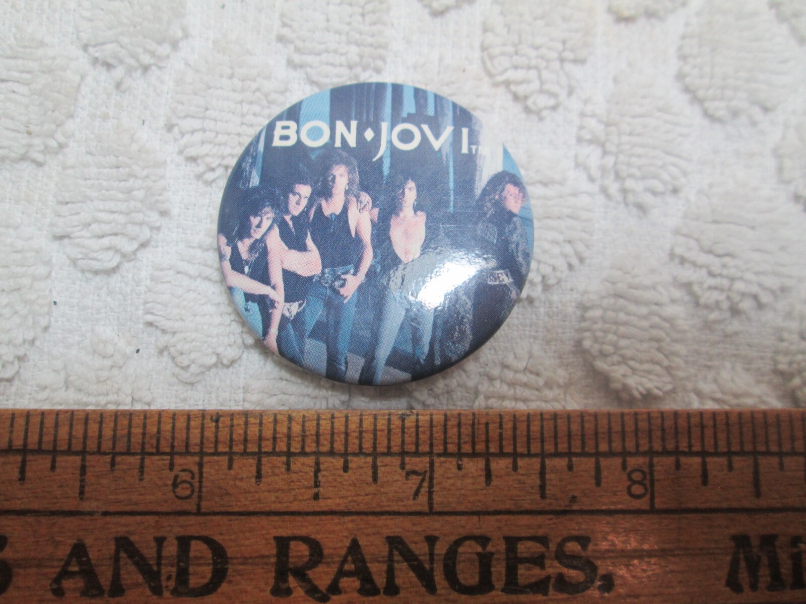Vtg 1988 Bon Jovi Pin Pinback Button 1.5" nr | eBay