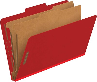 Pendaflex Classification Folders, Standard, 2 Dividers, Embedded ...