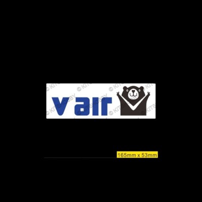 V Air Logo Sticker (Size 16.5 cm x 5.3 cm) | eBay