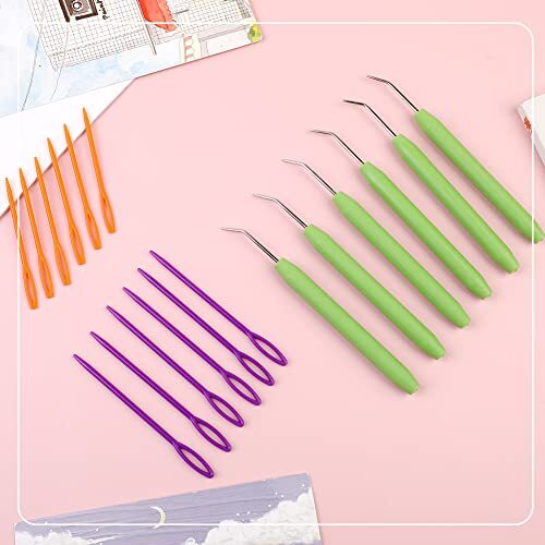 8 Pcs Knitting Loom Hook Tool Set Crochet Hooks Sewing Knitting Needles ...