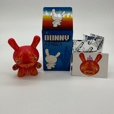 Kidrobot Dunny Azteca Series Hula + Hula Judas 666 Chase 2007 3" Urban ...