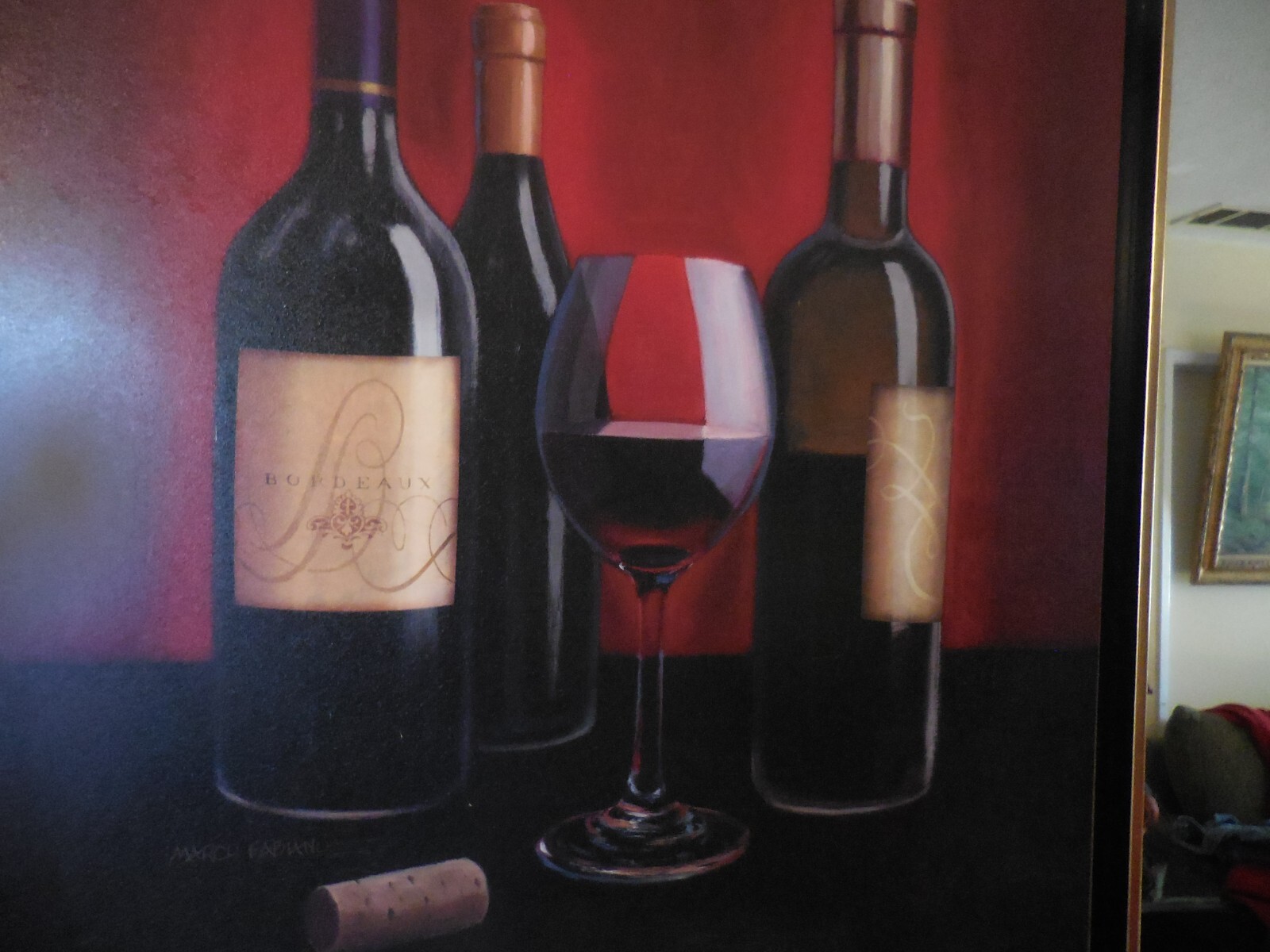 Epic Graffiti 'Wine Trio' by Marco Fabiano, Giclee on Hardboard Wall ...