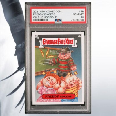 2021 Garbage Pail Kids Comic Con Freddy Fingers #4b PSA 10 Gem Mint ...