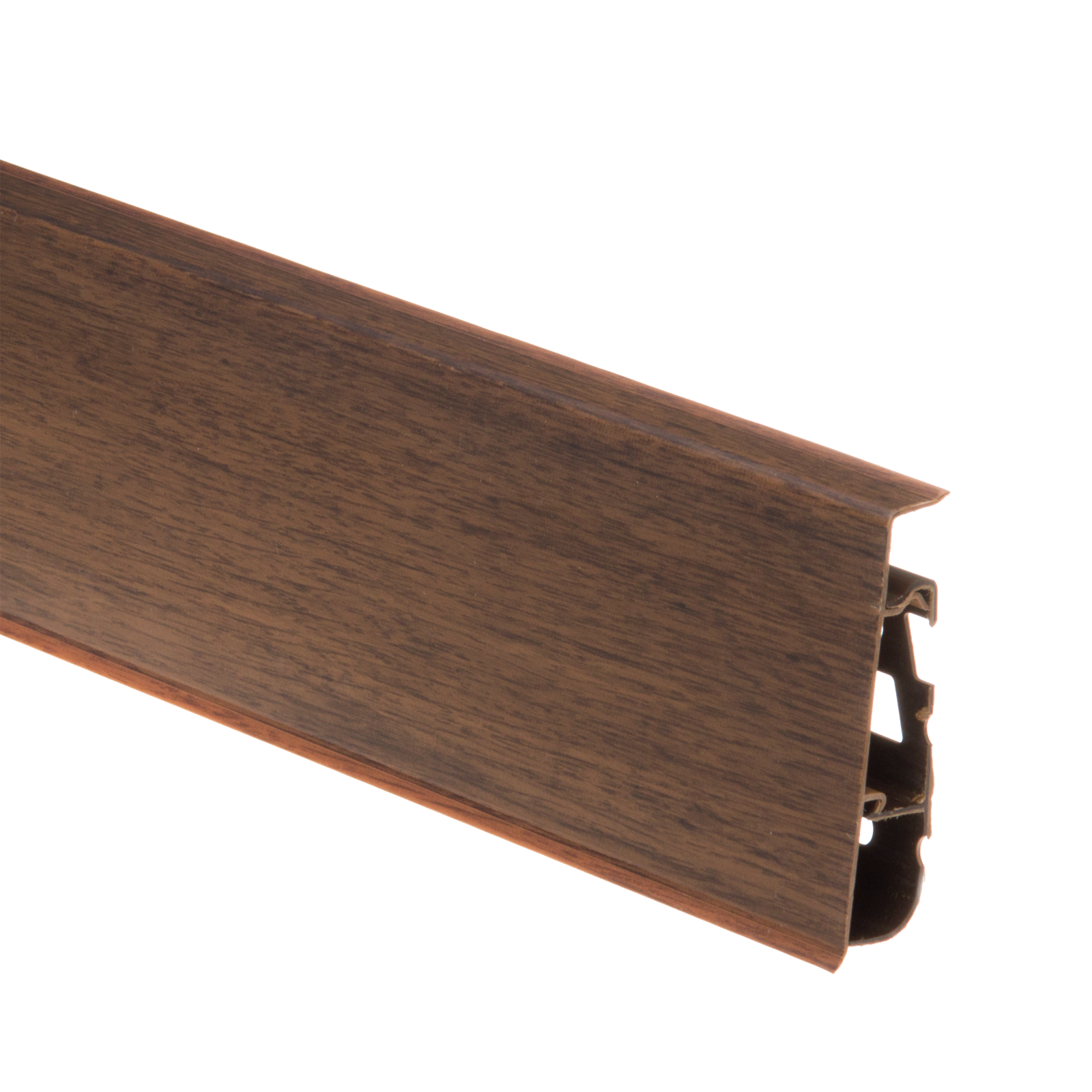 PVC Skirting Board Cable Cover 2.5m Flexible Edge 75mm Various Colours ...