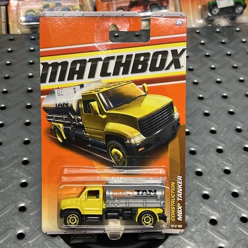 2010 Matchbox CONSTRUCTION MBX TANKER S TAN LOGO NIP | eBay