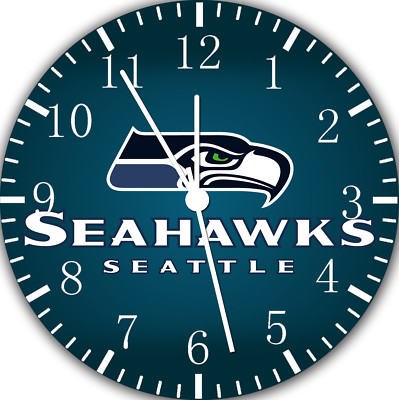 Seattle Seahawks Frameless Borderless Wall Clock Nice For Gifts or ...