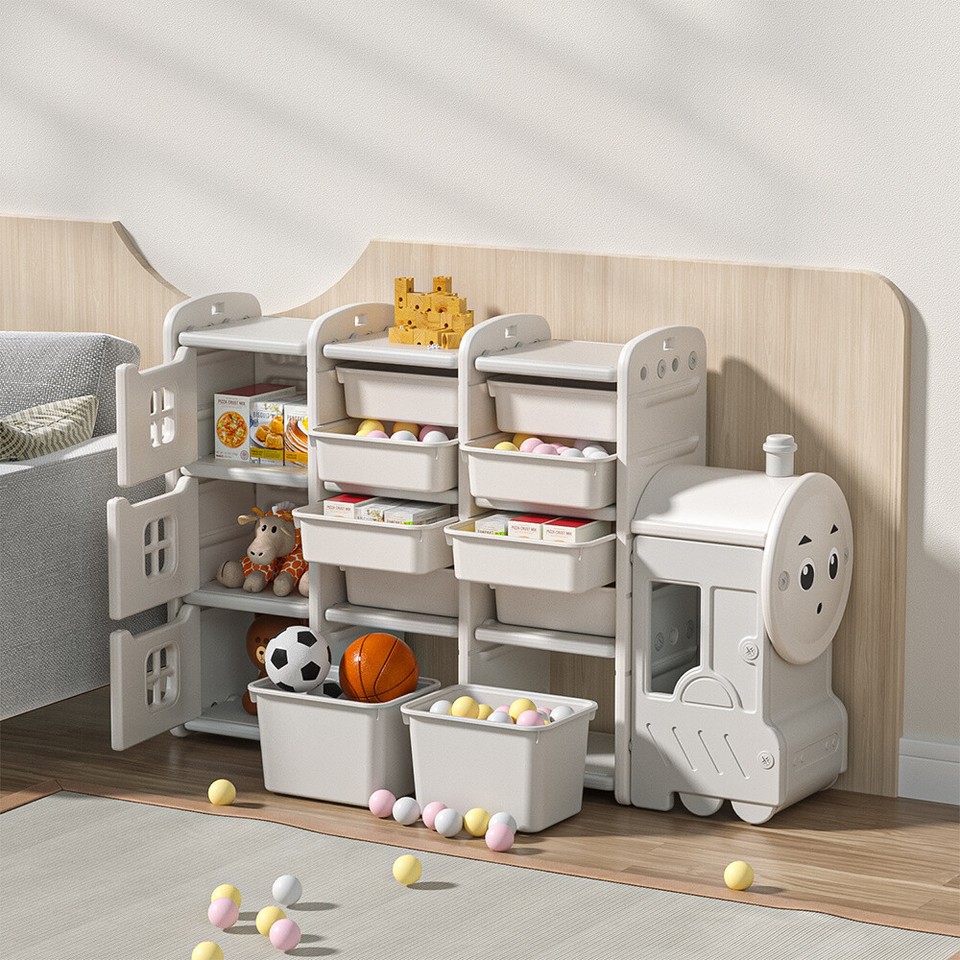Kids Toy Storage Box Cabinet Children Toys Organizer Shelf Rack Toy ...