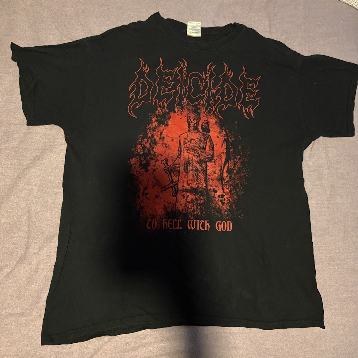 Deicide To Hell With God Album Promo Death Metal Band Shirt Size Large ...
