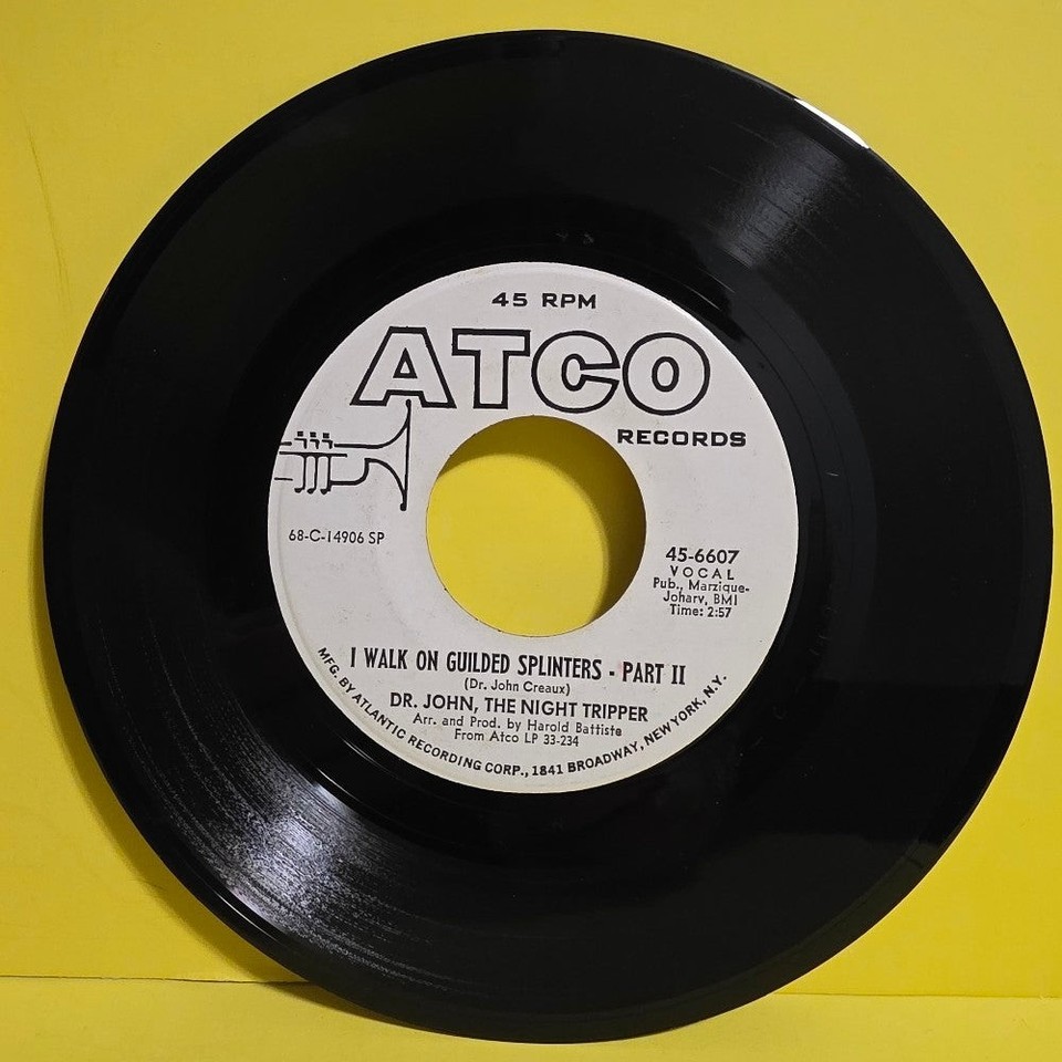 Dr. John, The Night Tripper - I Walk On Guilded Splinters Rare 7" Promo ...