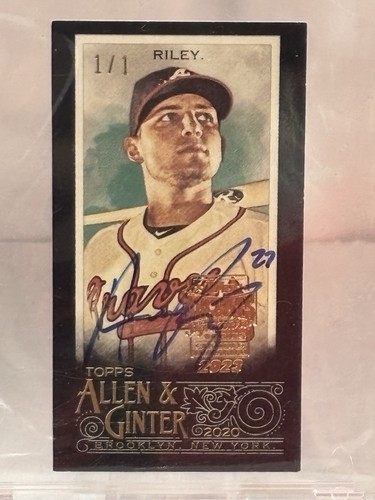 2023 Topps Archives Signatures Austin Riley On Card Autograph Card #'d ...