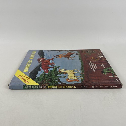 AD&D Monster Manual 1st Edition 4th Print Rule Book TSR 2009 by Gary ...