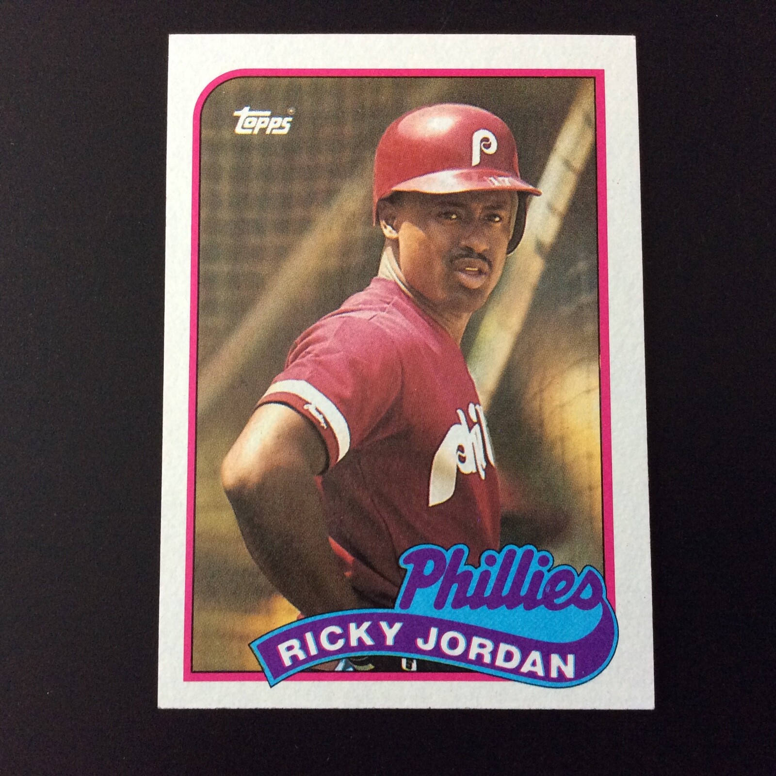 1989 Topps #358 Ricky Jordan Philadelphia Phillies | eBay