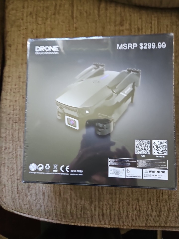 NEW Myshle Foldable SMS Drone with 4K HD Camera, Black | eBay