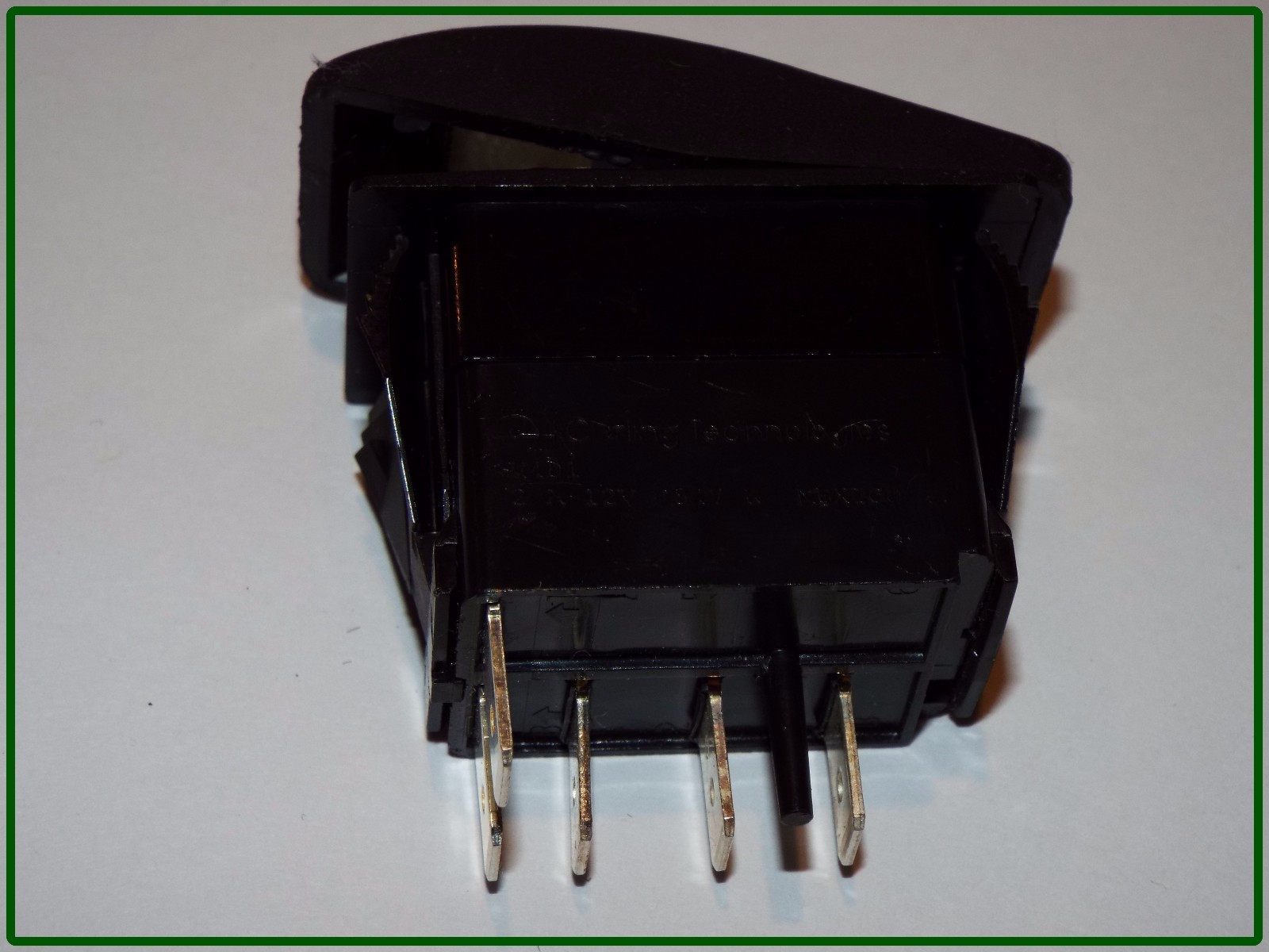 12VDC CARLING MUSIC ROCKER SWITCH 20A 12V V4D1 RV, CAMPER, MOTOR HOME ...