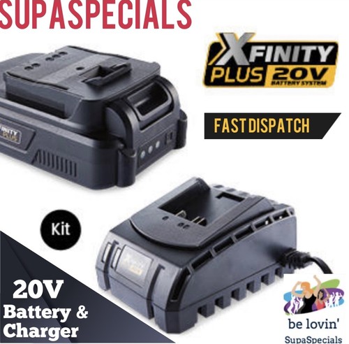 Xfinity 2.0Ah 20V Battery and Charger Aldi Gardenline Workzone Ferrex ...