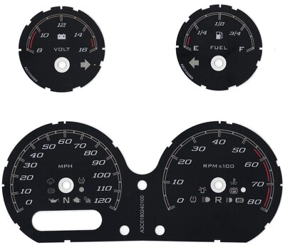 OEM HARLEY DAVIDSON STREETGLIDE ROADGLIDE TOURING BLACK GAUGE MPH FACE ...