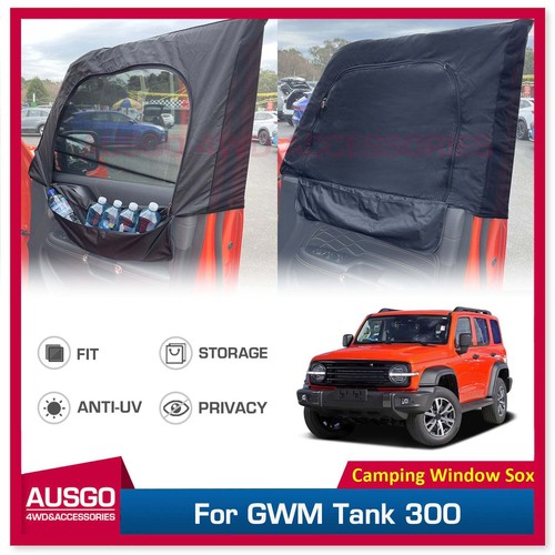 Front 2PCS Camping Window Sox Sun Shade with Storage Bag Sunshade for ...