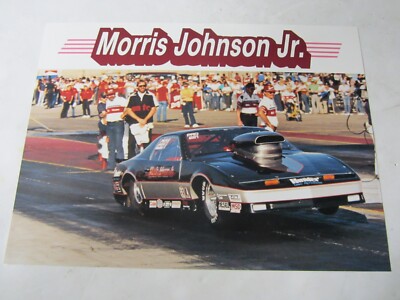 NHRA Original 1988 Morris Johnson Jr #221 Pontiac Pro Stock Drag Racing ...