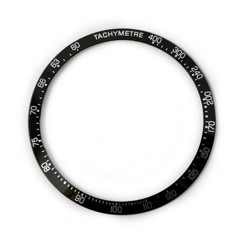 Black Bezel Insert for Tag Heuer Carrera 40.75mm Generic Aluminium ...