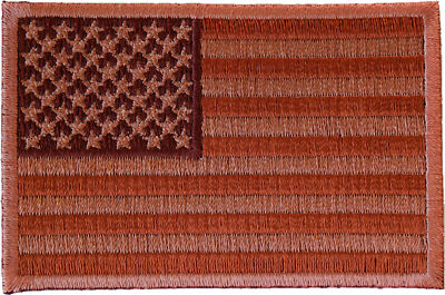 Subdued Brown US Flag Patch- 3x2 inch - P2904 | eBay