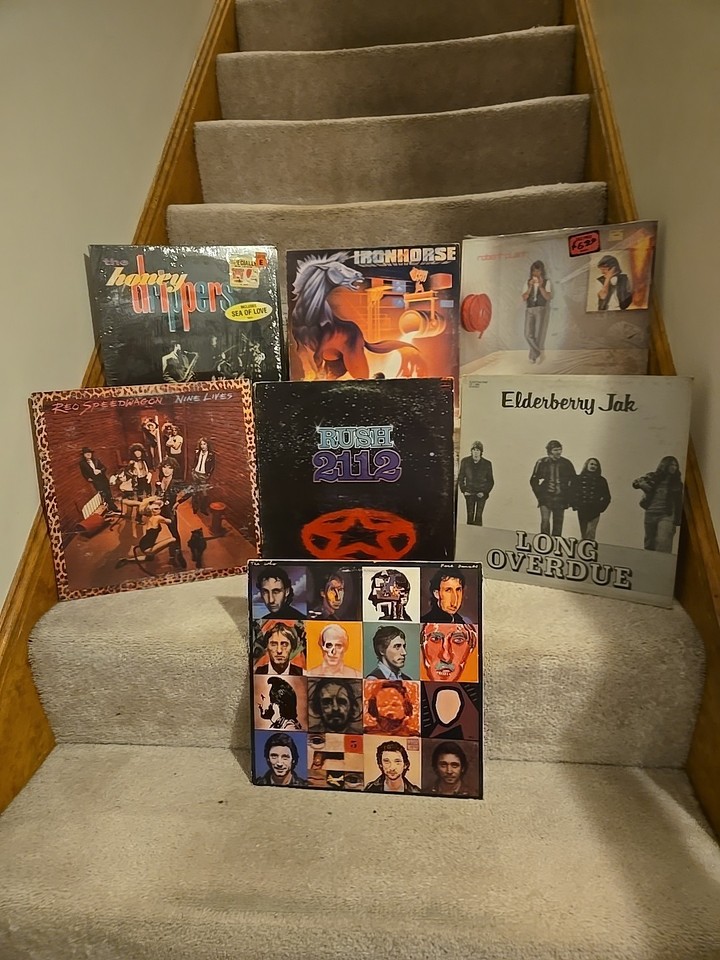 Lot of 7 Vinyl LPs - 70s & 80’s Albums - Rock Pop Classic MM | eBay