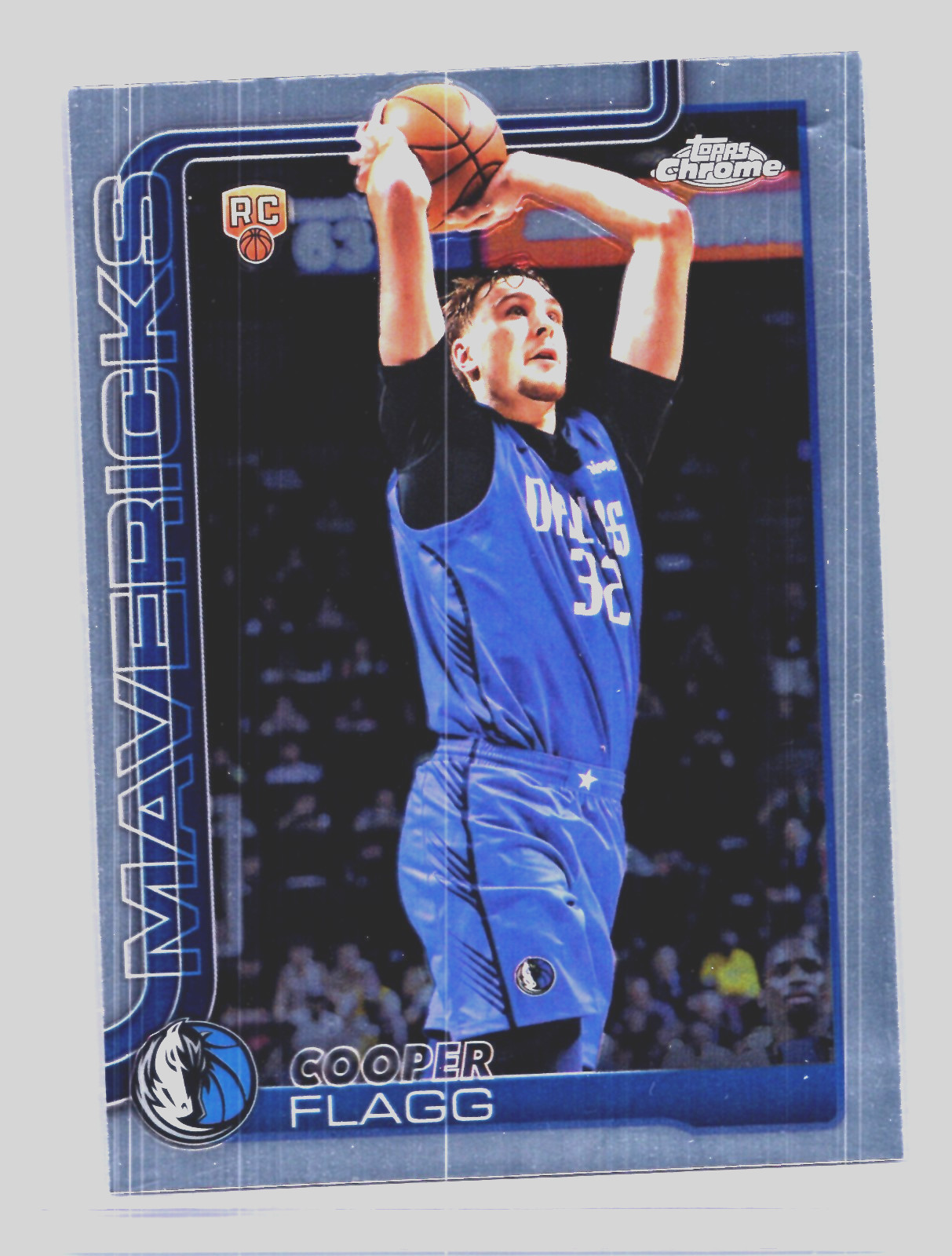 2025-26 Topps Chrome Cooper Flagg Base HAS A DENT