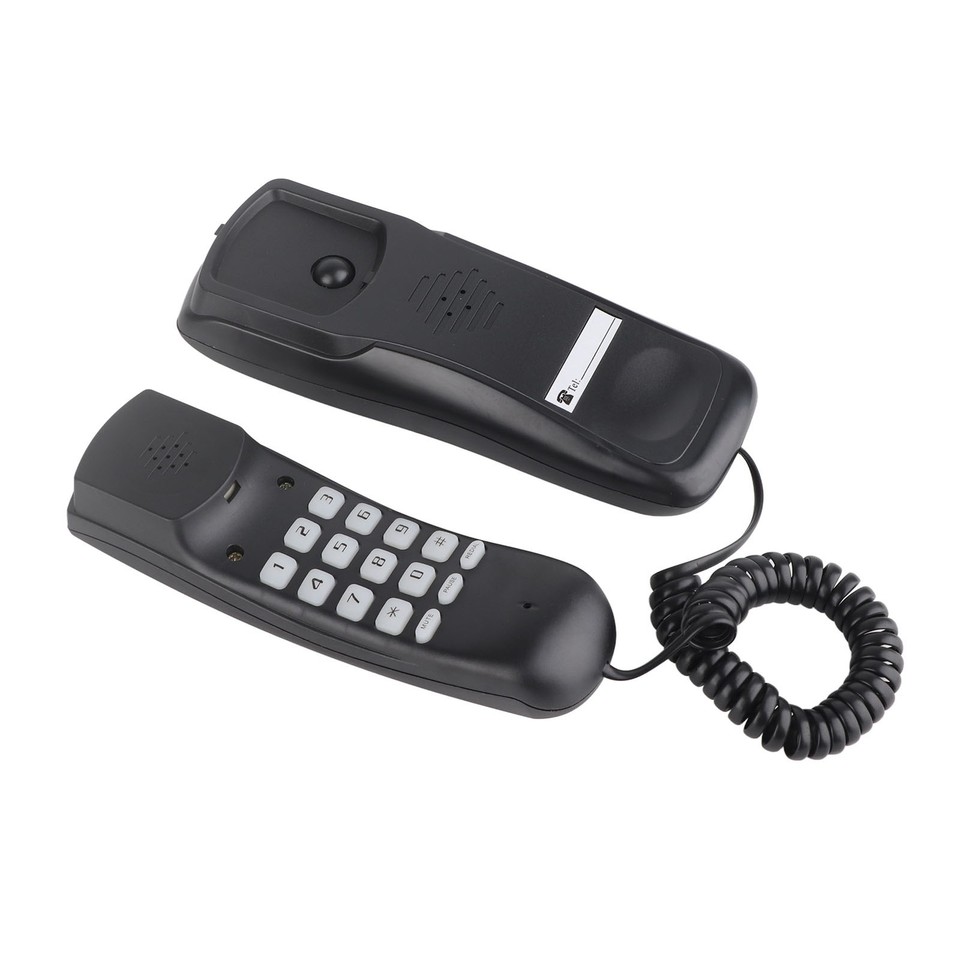 Multifunction Wall Mountable Telephone Mini Wall Mounted Landline Phone ...