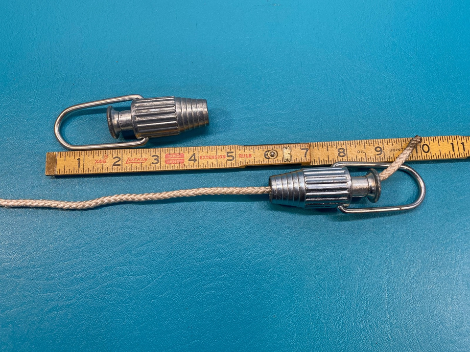 4Pc. Clothesline Tensioners, Laundry Line Tightener, w/ Hooks for ...