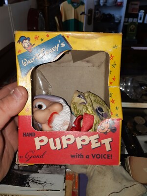 Walt Disney Hand Puppet with a voice 1965 Gund Rare Grumpy | eBay