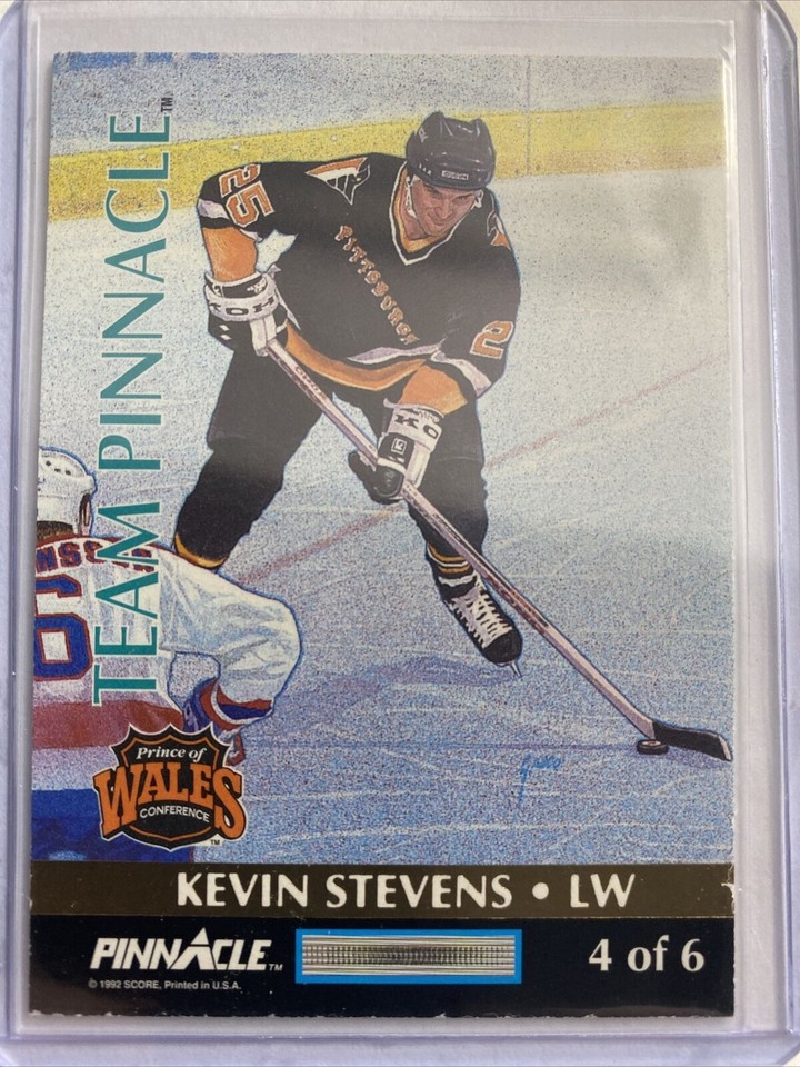 1992-93 Team Pinnacle #4 Of 6 Pavel Bure Kevin Stevens Vancouver ...