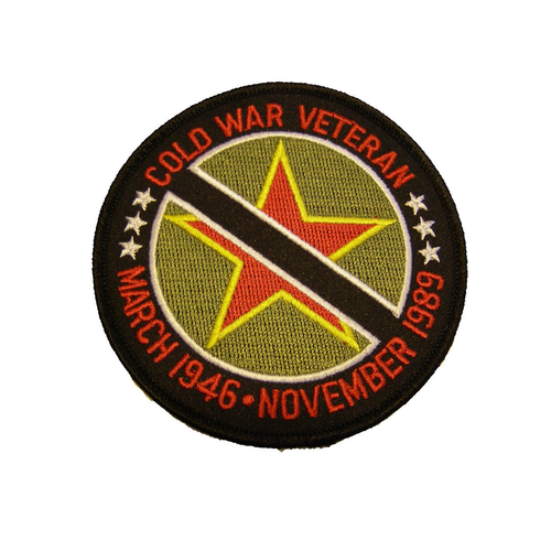 COLD WAR VETERAN PATCH MARCH 1946 NOVEMBER 1989 US SOVIET UNION ...