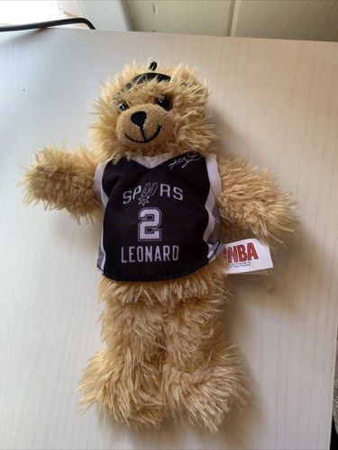 Kawhi Leonard Spurs Teddy Bear Plush 9 Inch Stuffed Animal NBA San ...